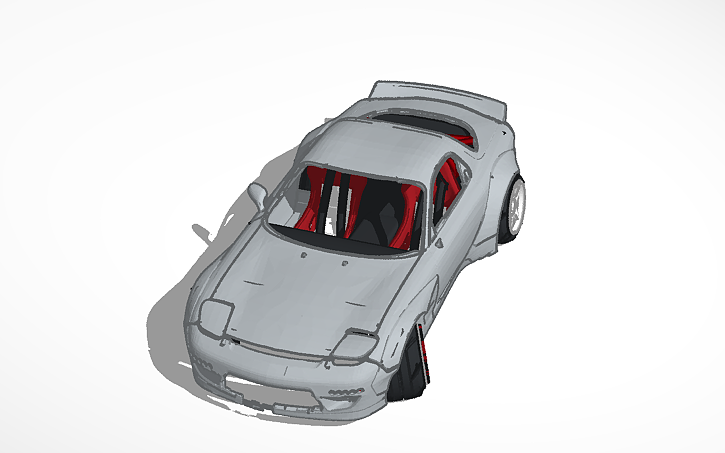 3D design pandem rx7 fd - Tinkercad