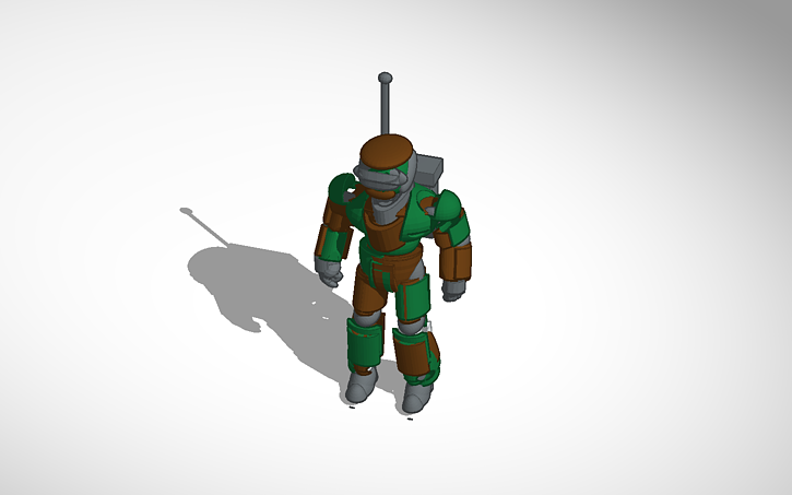3D design Action figure - Tinkercad