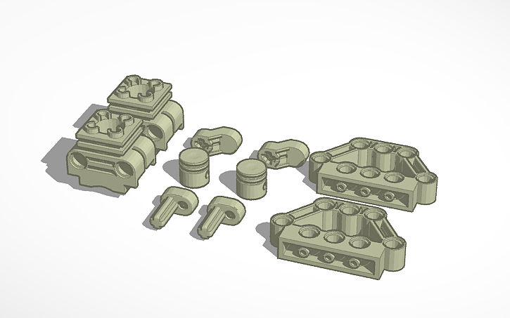 3D design Copy of LEGO Engine Parts #1 - Tinkercad