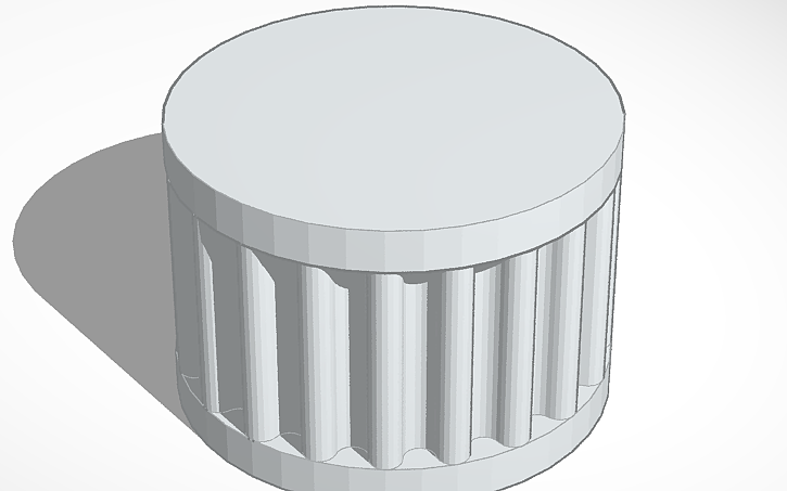 3D design Air Filter - Tinkercad