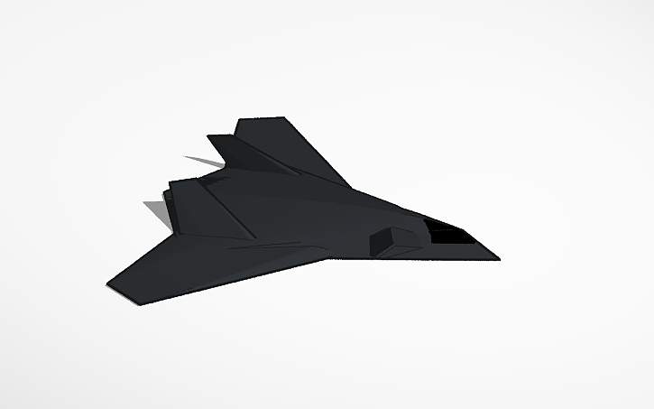 3D design Stealth Multirole Fighter (1984) - Tinkercad
