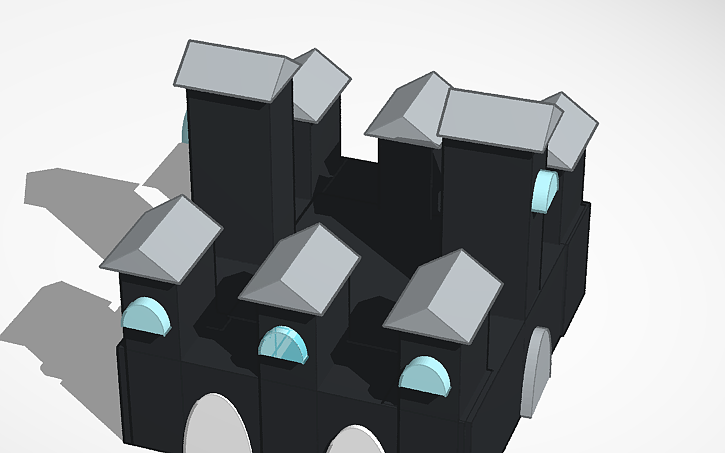 3D design kastil - Tinkercad