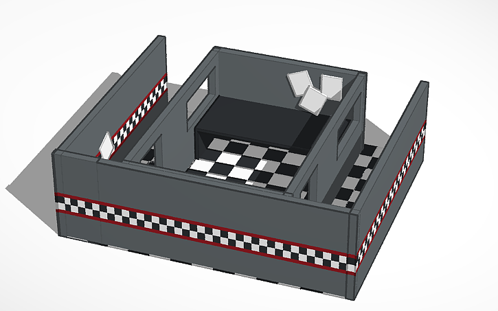 3D design FNAF 1 OFFICE - Tinkercad
