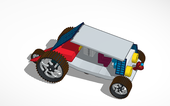 3D design Moon rover Moravia - Tinkercad