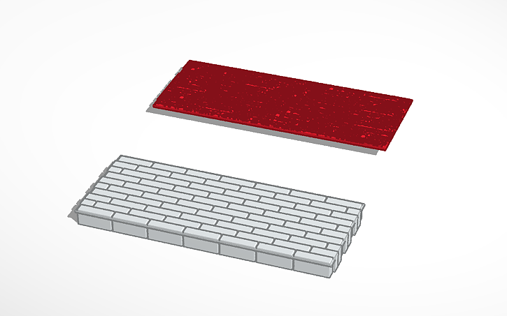 3D design brick texture - Tinkercad