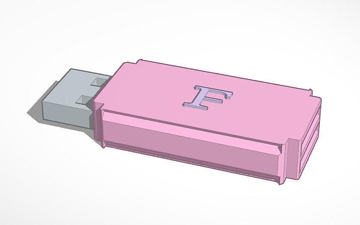 3D design USB - Tinkercad