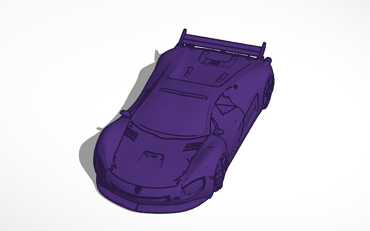 3D design Koenigsegg p carman car - Tinkercad