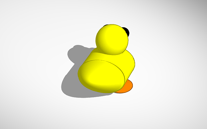 3D design Off brand duck - Tinkercad