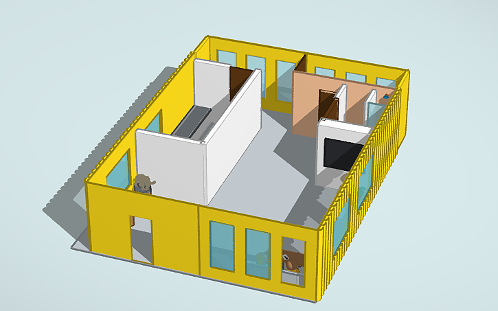 3D design Copy of Interior Design Challenge - Tinkercad