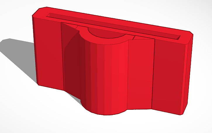 3D design Shoulder dump guide - TPU - V2.5 - Tinkercad