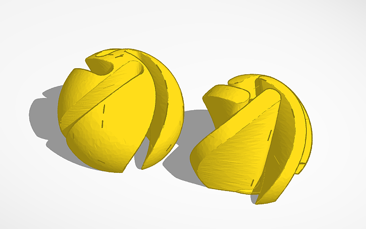 3D design Fidget Vortex Sphere - Tinkercad