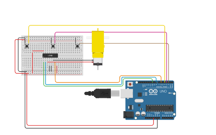 Circuit design Task_1 Embedded System - Tinkercad