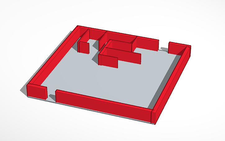 3D design Maze - Tinkercad