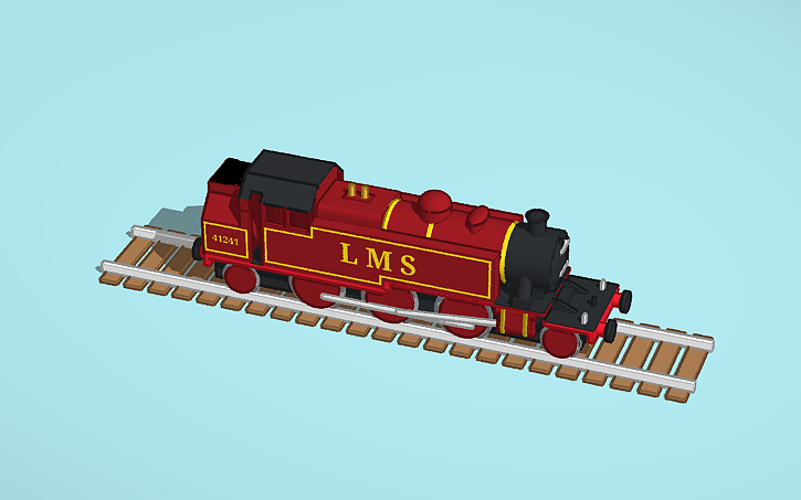 3D design Arthur The Spotless Engine (LMS Ivatt 2MT Tank Engine ...