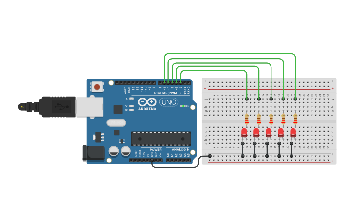 Circuit design Microcontroller Lab-1C - Tinkercad