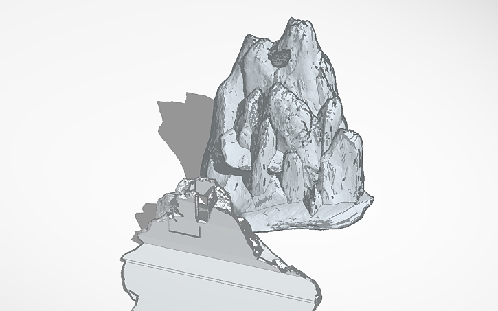 3D design Lake rock - Tinkercad