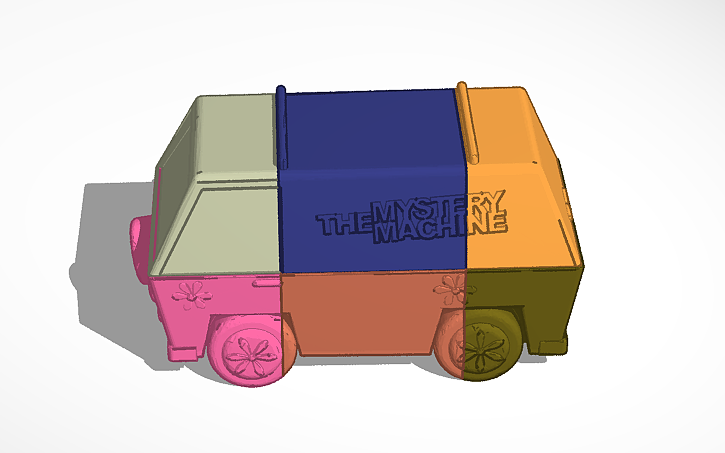 3D design The Mystery Machine - Tinkercad