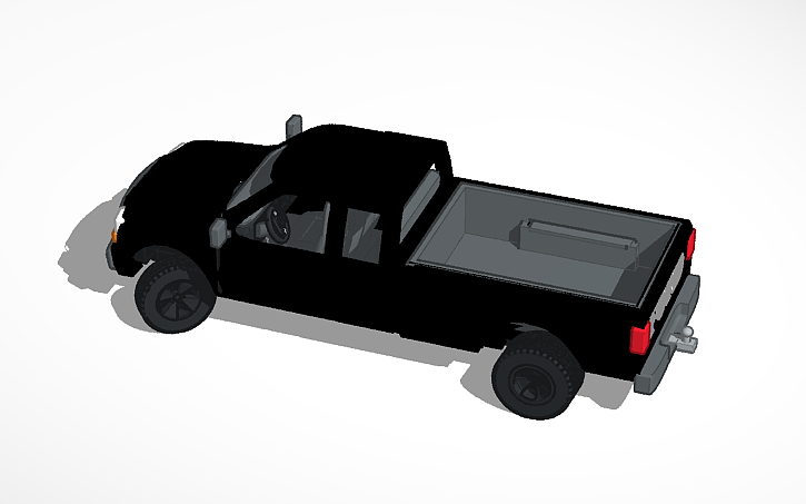 3D design Ford F-350 superduty 2003 model - Tinkercad