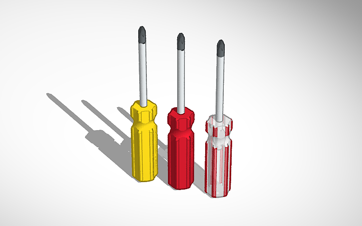 3D design Phillips Screwdriver - Tinkercad