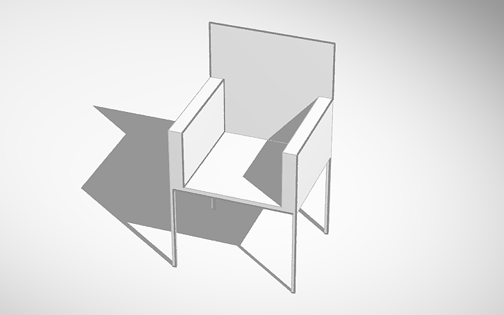 3D design Silla - Tinkercad