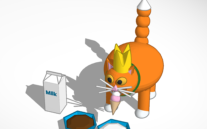 3d Design Copy Of Tinker Cat Tinkercad