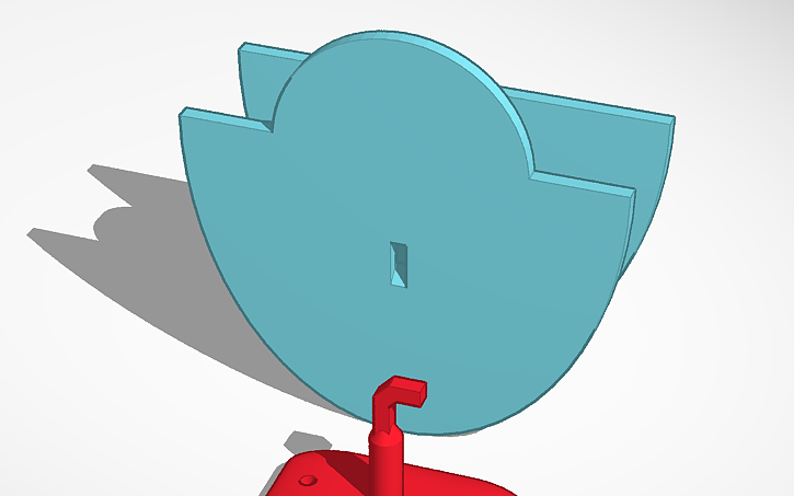 3D design Turkey fan mount - Tinkercad