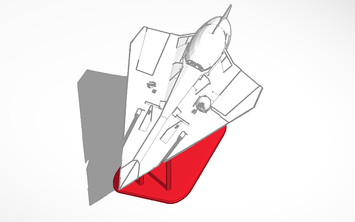 3D design Jedi Delta 7 Starfighter - Tinkercad