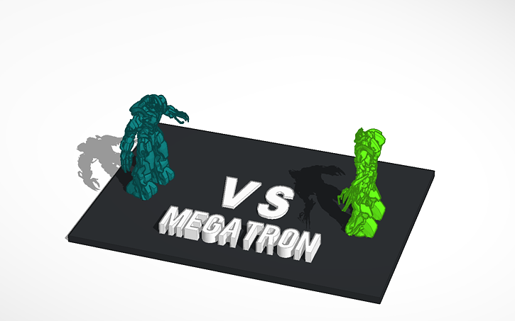 3D design megatron vs megatron - Tinkercad