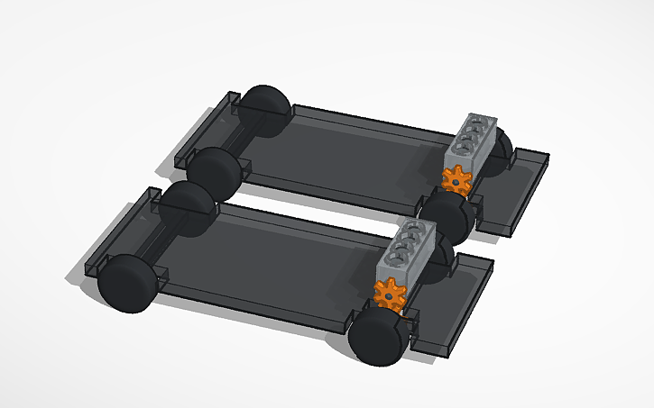 3D design A car with working engine - Tinkercad