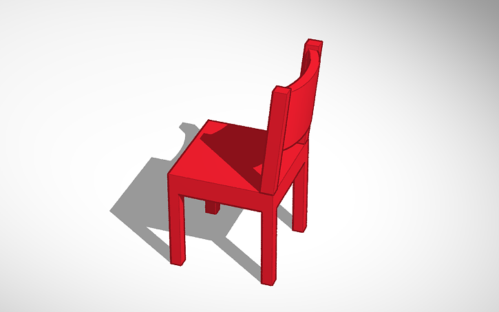 3D design Chair - Tinkercad