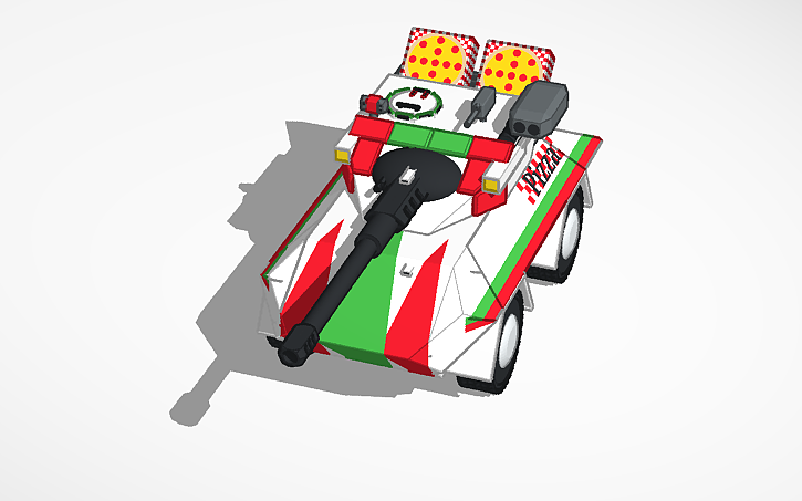 3D design FST-1B “flanker” Italian Livery - Tinkercad