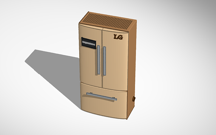 3D design Fridge - Tinkercad