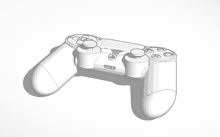 3D design PS4 Controller - Tinkercad