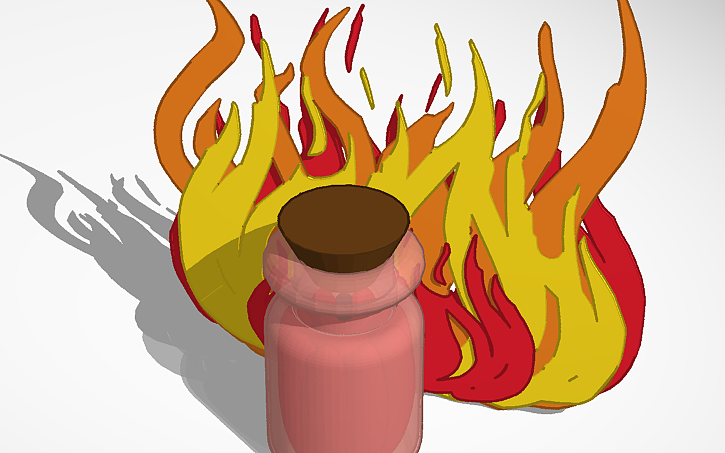3D design Super explosive pickle jar - Tinkercad