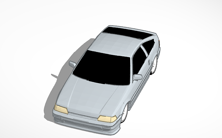 3D design Honda CRX custom - Tinkercad