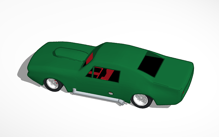 3D design Muscle car - Tinkercad