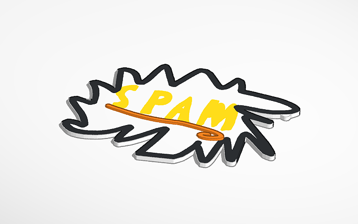 3D design Logo for Spamtonium - Tinkercad