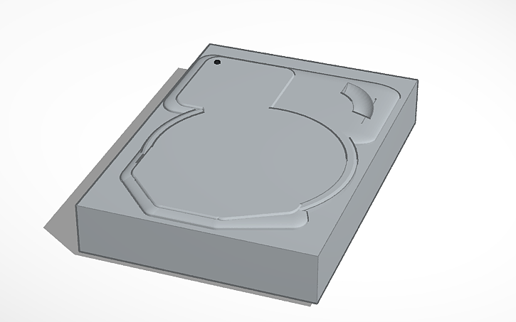 3D design hard drive - Tinkercad