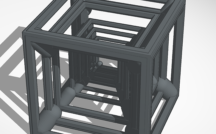 3D design cool cube - Tinkercad