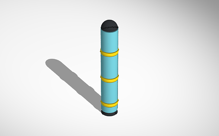 3D design Missile - Tinkercad