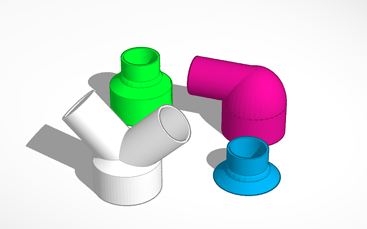 3D design vac adaptor5525to32ID - Tinkercad