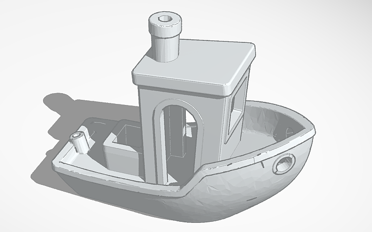 3D design 3DBenchy - Tinkercad