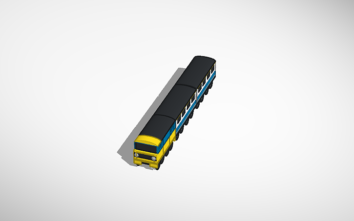 3D design Intercity 125 - Tinkercad