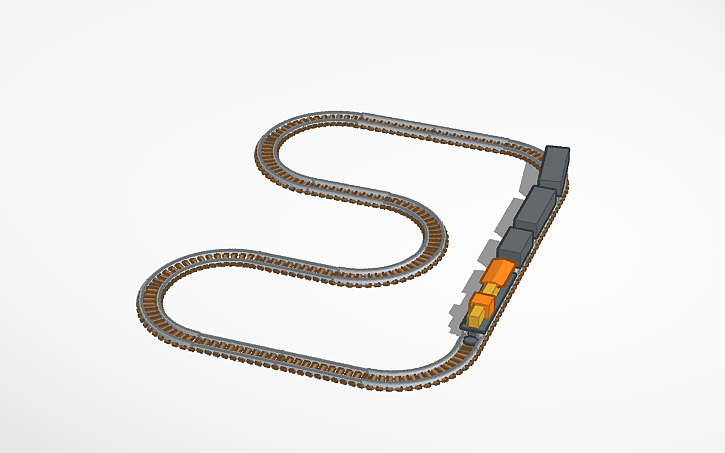 3D design Working train (sim lab) - Tinkercad