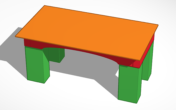 3D design Childs Table - Tinkercad