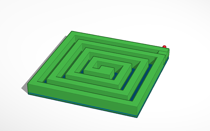 3D design Rolling Ball - Tinkercad