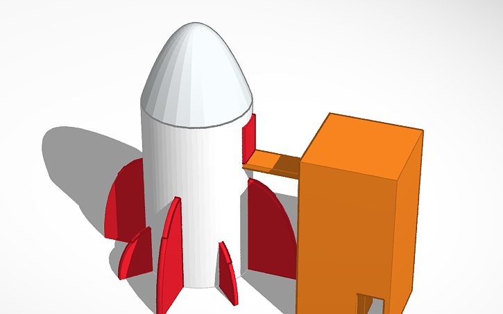 3D design Spaceship Spaceship Spaceship!!! - Tinkercad