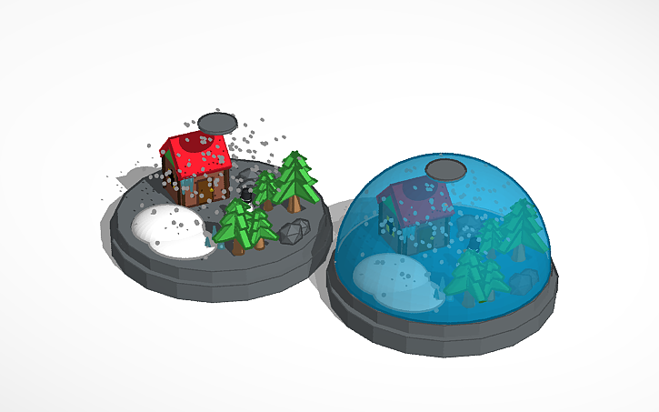 3D design Snowglobe - Tinkercad