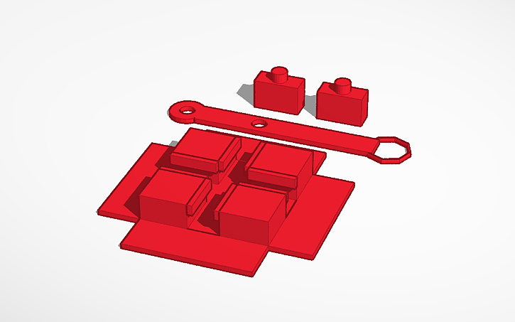 3D design trammel of archimedes - Tinkercad