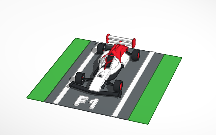 3D design F1 car - Tinkercad